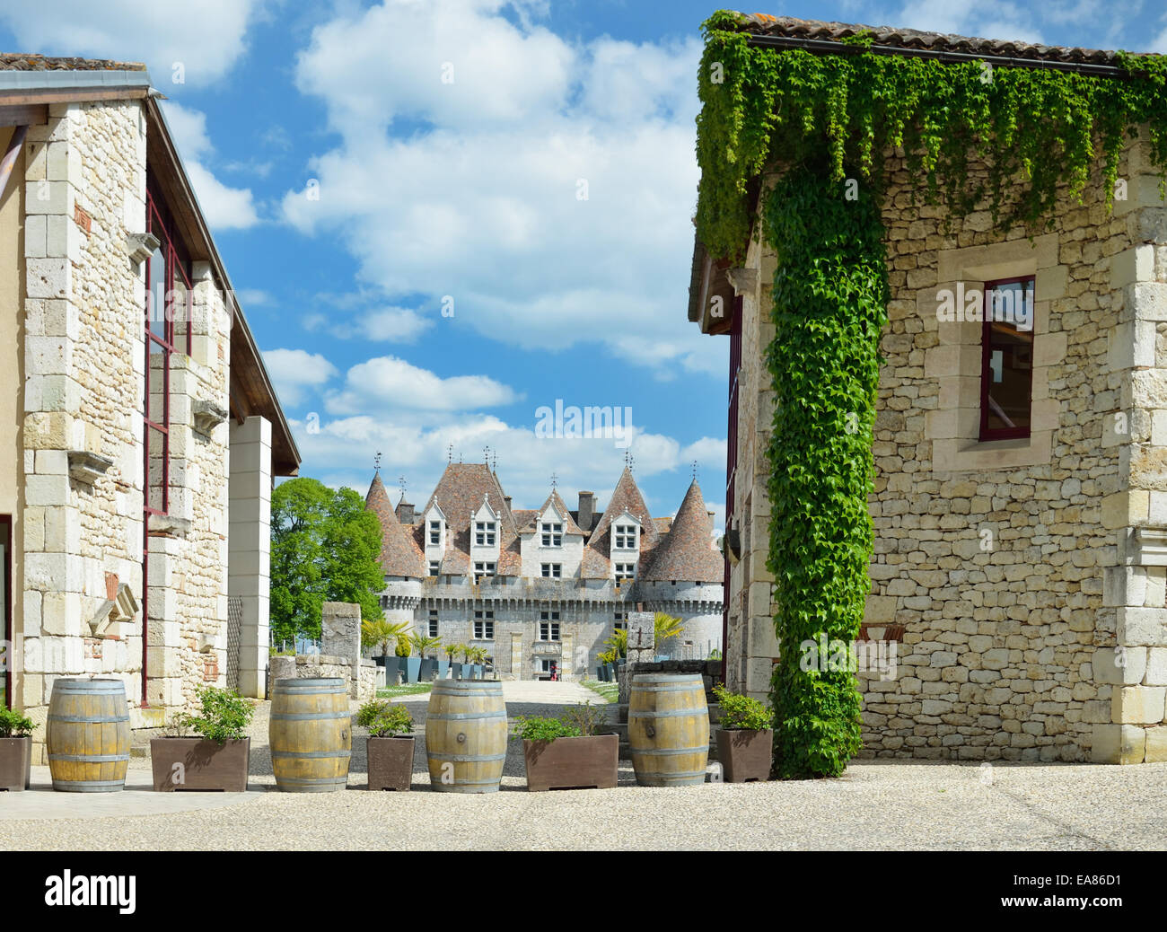 Chateau de Monbazillac Stock Photo - Alamy