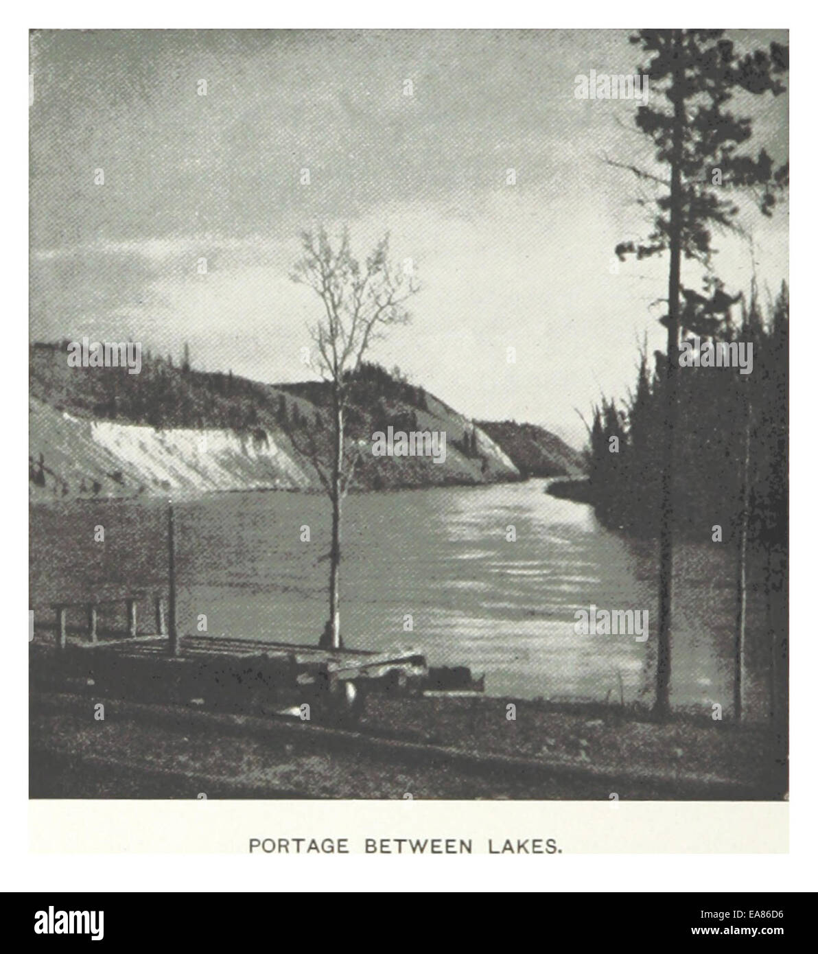 Map of portage hi-res stock photography and images - Alamy