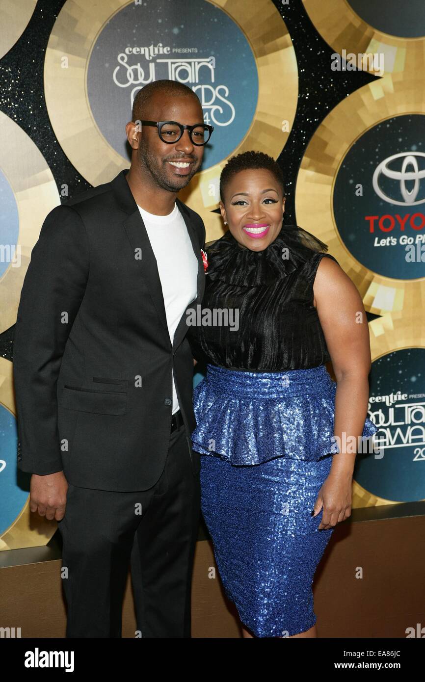 Las Vegas, NV, USA. 7th Nov, 2014. Big Dane, Avery Sunshine at arrivals ...