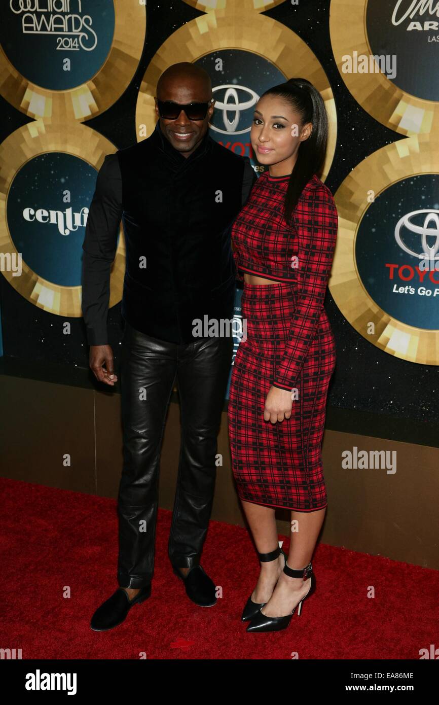 Las Vegas, NV, USA. 7th Nov, 2014. KEM, Troi Owens (Daughter) at ...
