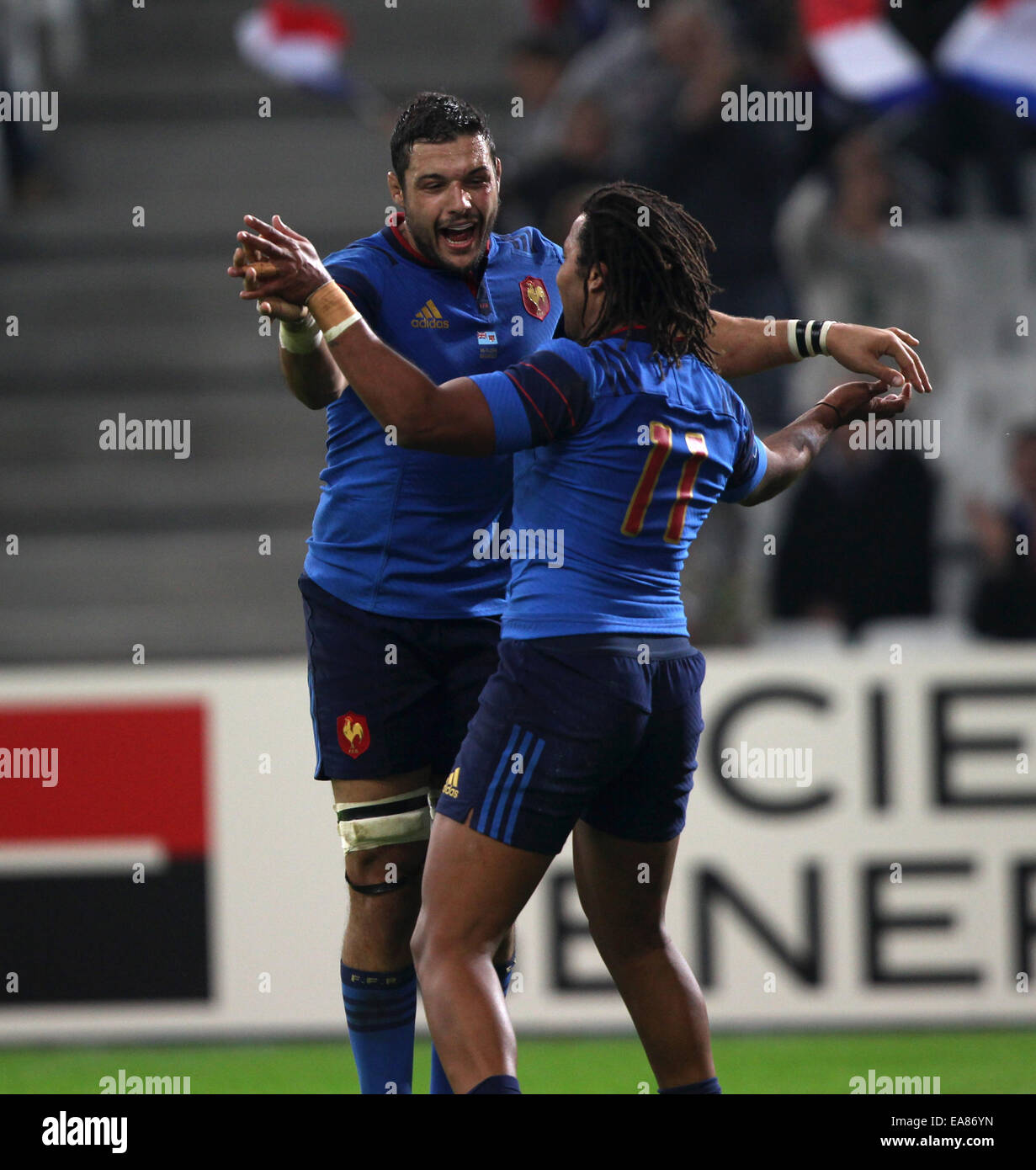 Marseille, France. 08th Nov, 2014. International rugby test, France ...