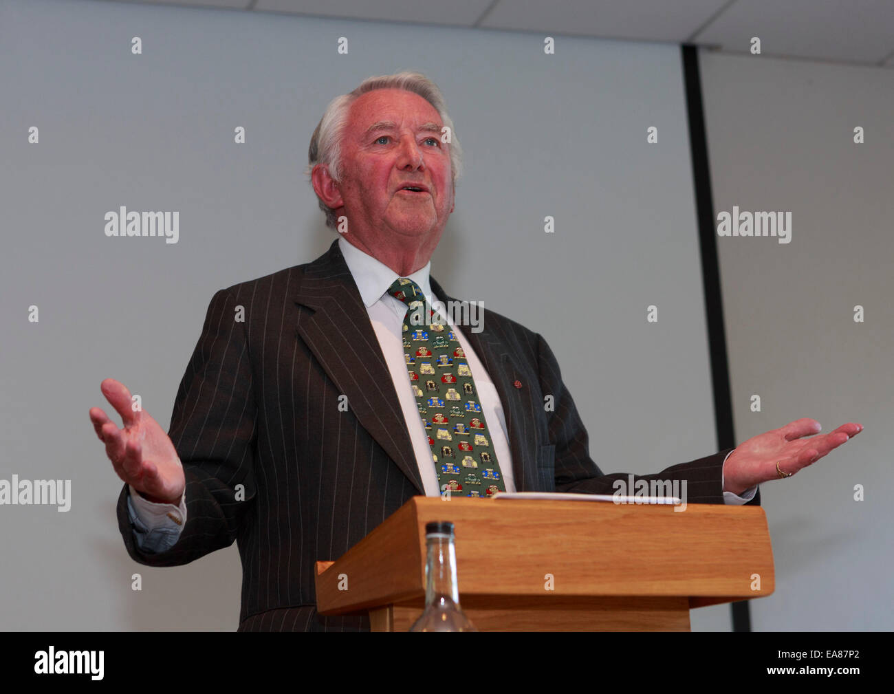 Lord Steel speech during a conference at Conference Hall, Holiday Inn ...