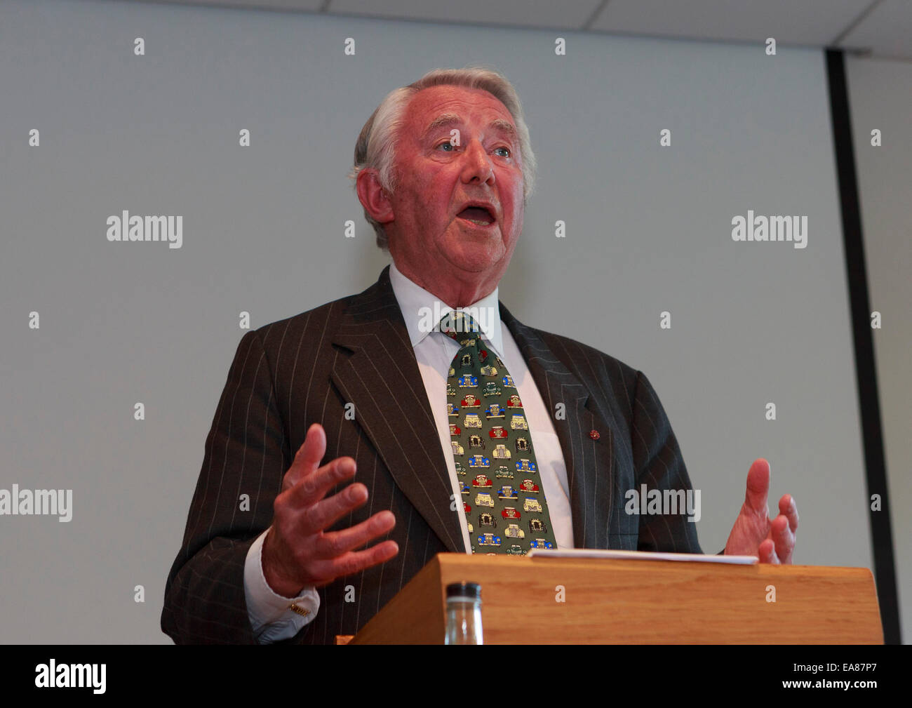 Lord Steel speech during a conference at Conference Hall, Holiday Inn ...