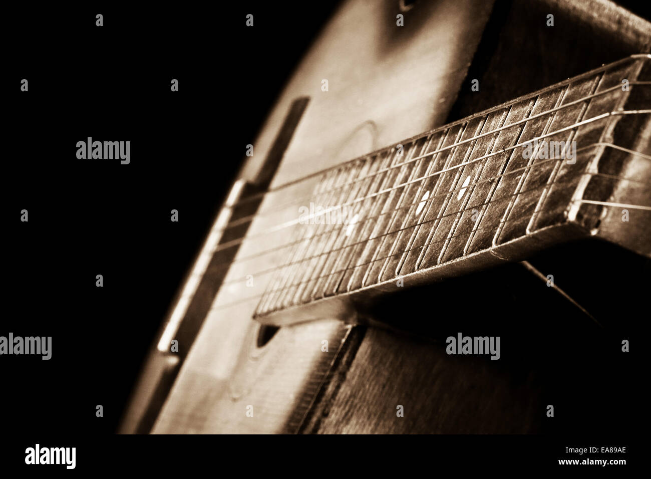 horizontal image of classical guitar Stock Photo - Alamy