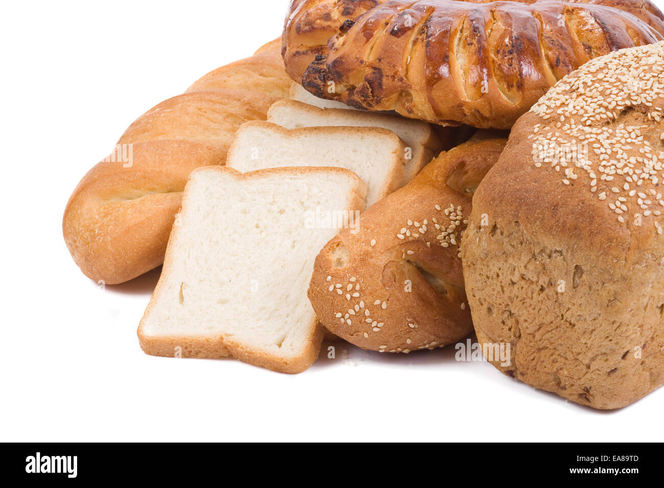 isolated set of bakery products Stock Photo - Alamy
