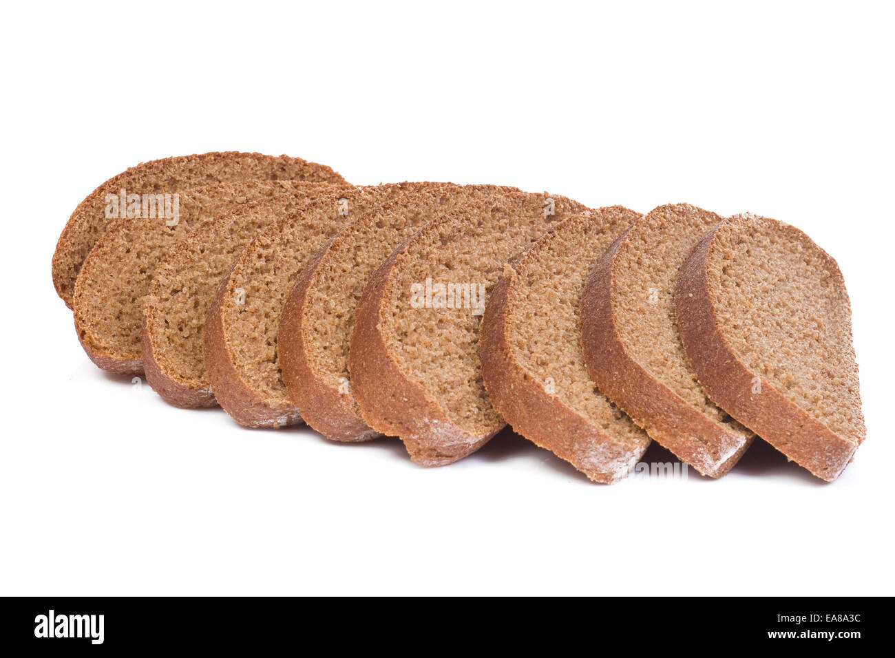 several slices of rye bread Stock Photo - Alamy