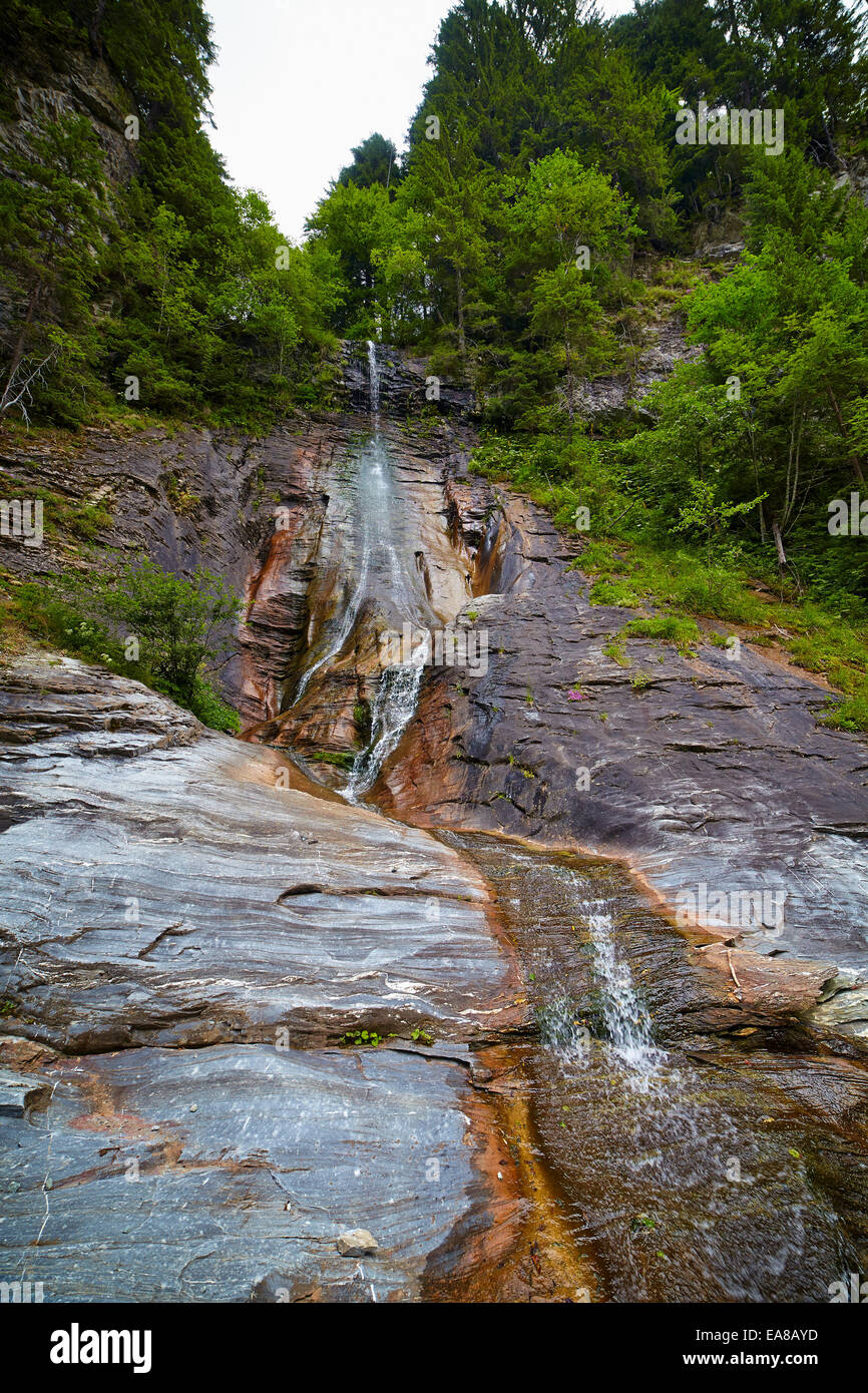 Apa Spanzurata waterfall in Latoritei Valley in Romania Stock Photo - Alamy