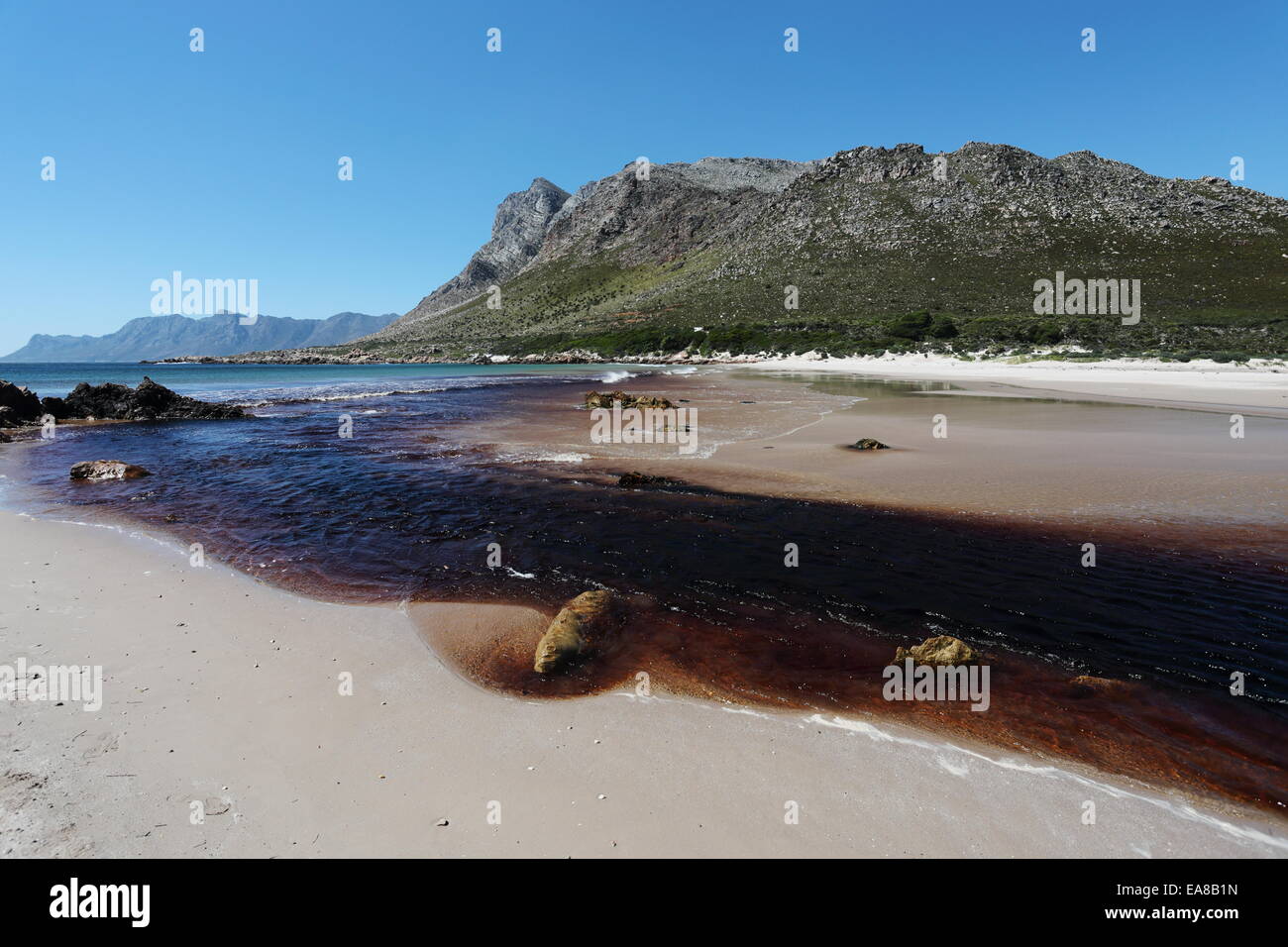 Rooiels river lagoon Stock Photo - Alamy
