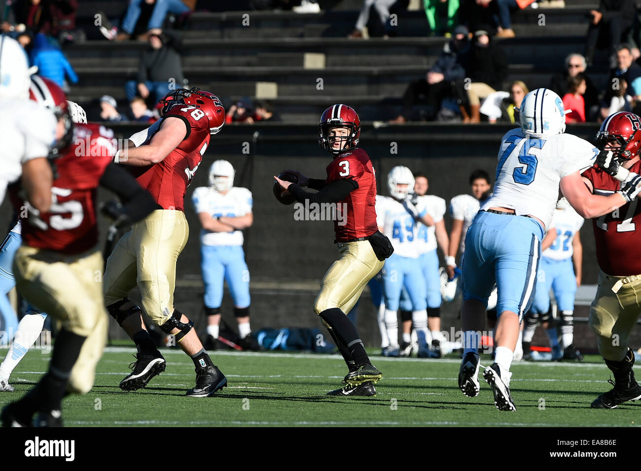 Foxborough, Massachusetts, USA. 8th Nov, 2014. Harvard Crimson ...