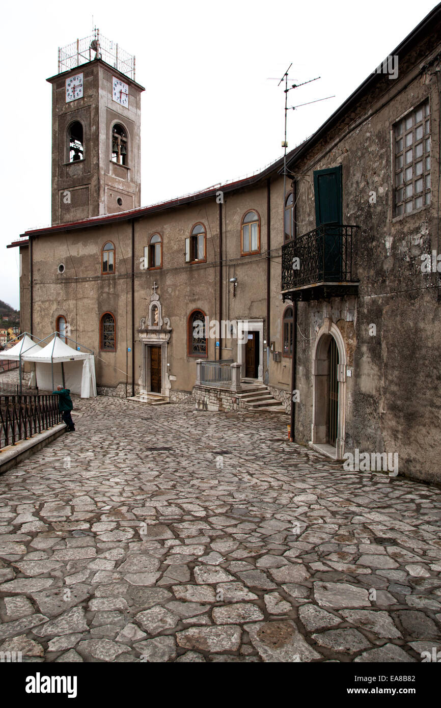Vallata (Avellino, Italy) - A view of little town in Irpinia Stock ...