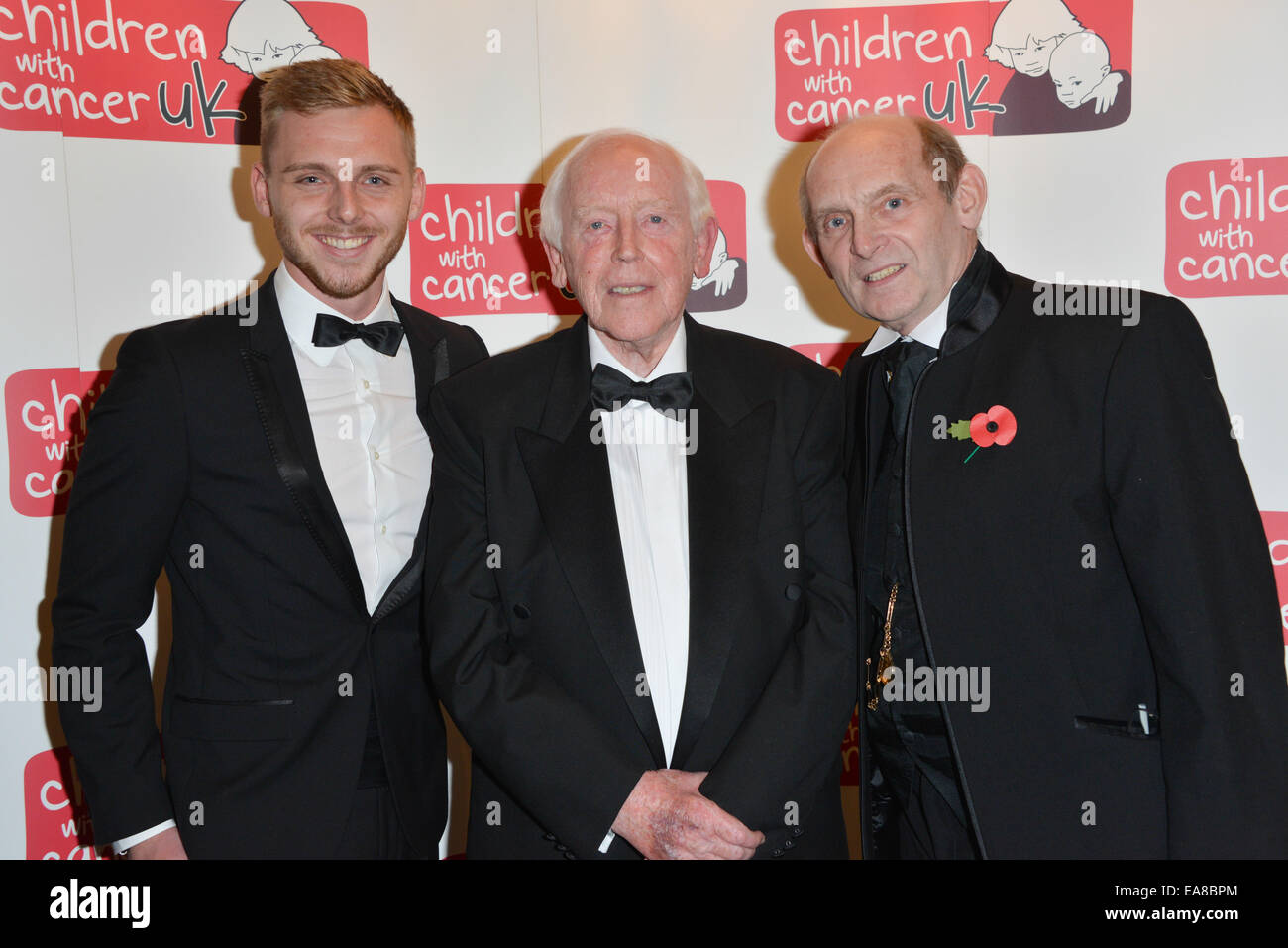 London, UK. 8th Nov, 2014.Three generation Jake, Clift and Eddie O ...