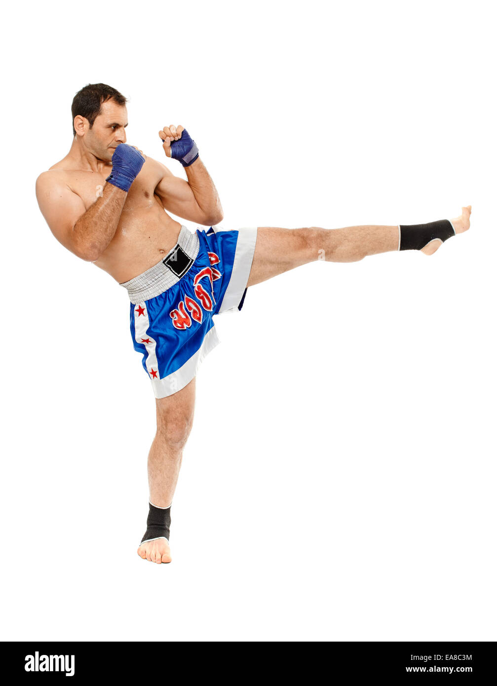 Kickboxer kick Cut Out Stock Images & Pictures - Alamy