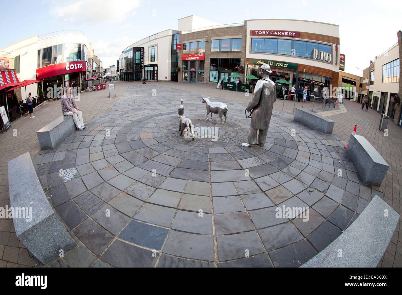 Carmarthen town centre hi-res stock photography and images - Alamy