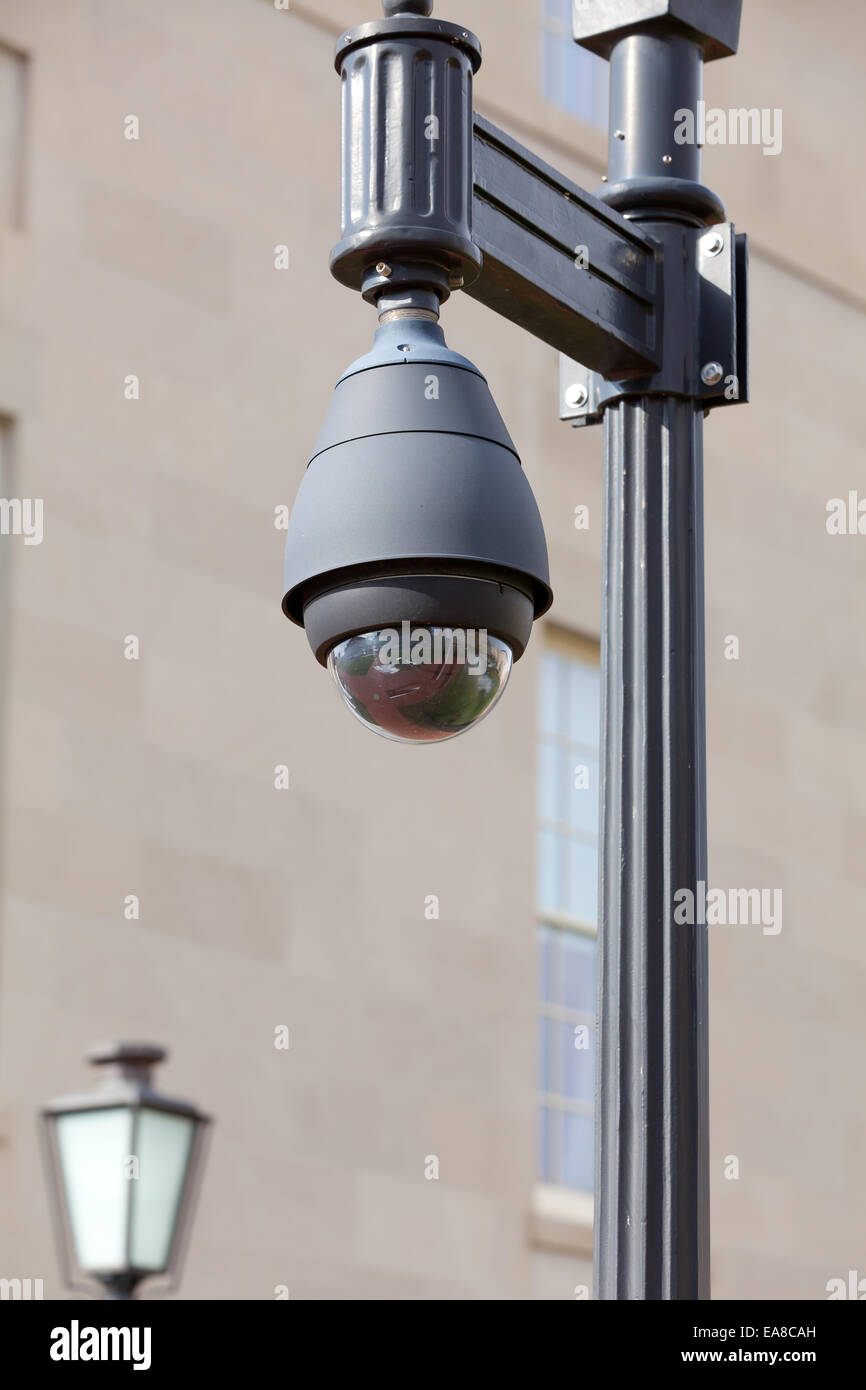 Outdoor security camera on Federal government building - Washington, DC ...