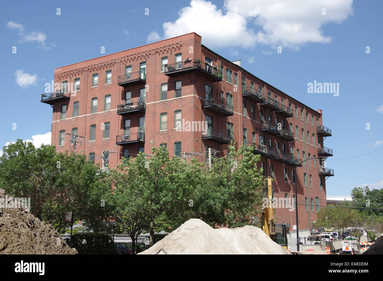 Old industrial buildings converted to residential lofts - Chicago ...