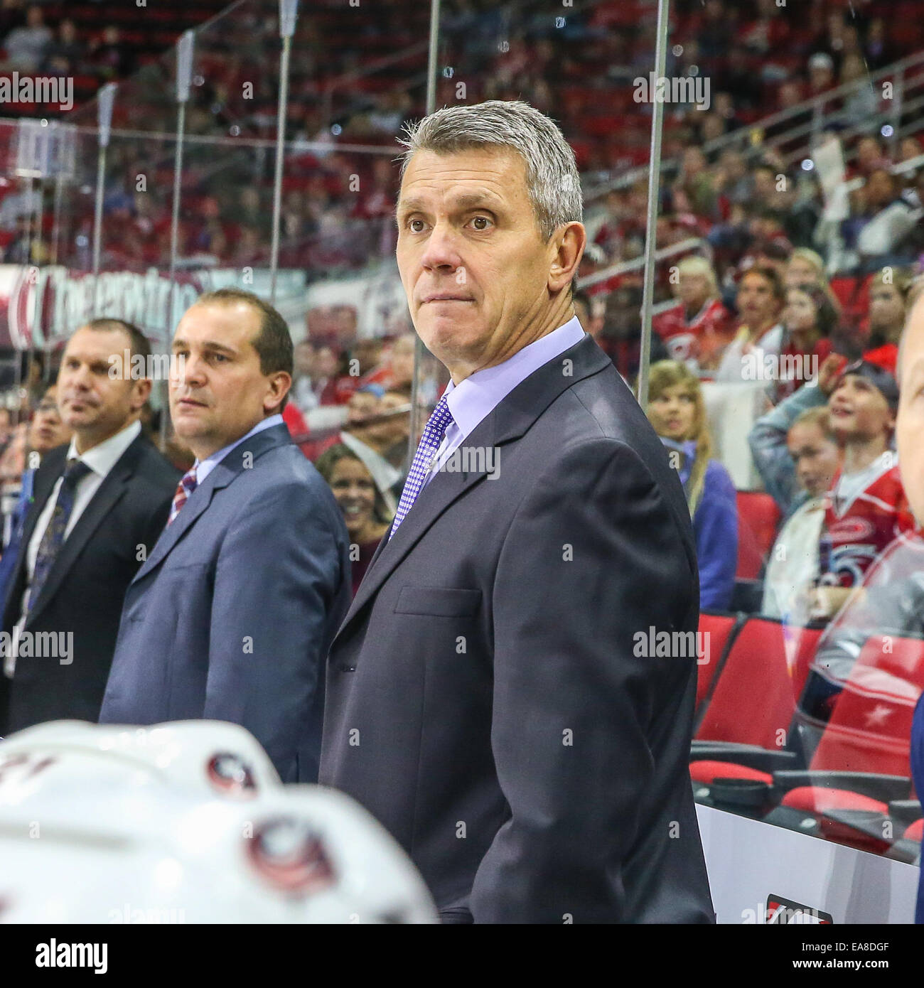 Raleigh, North Carolina, USA. 7th Nov, 2014. Columbus Blue Jackets ...