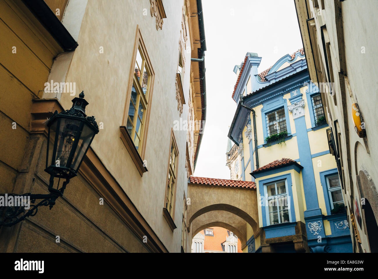 Street view in Prague, Czech Republic Stock Photo - Alamy