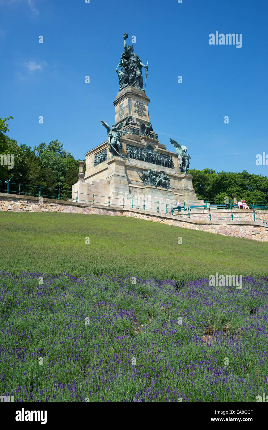 Niederwalddenkmal or Niederwald Monument Hesse Germany Stock Photo - Alamy