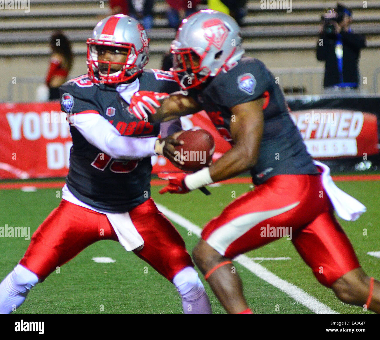 Albuquerque, NEW MEXICO, USA. 8th Nov, 2014. 110814.UNM Lobos ...