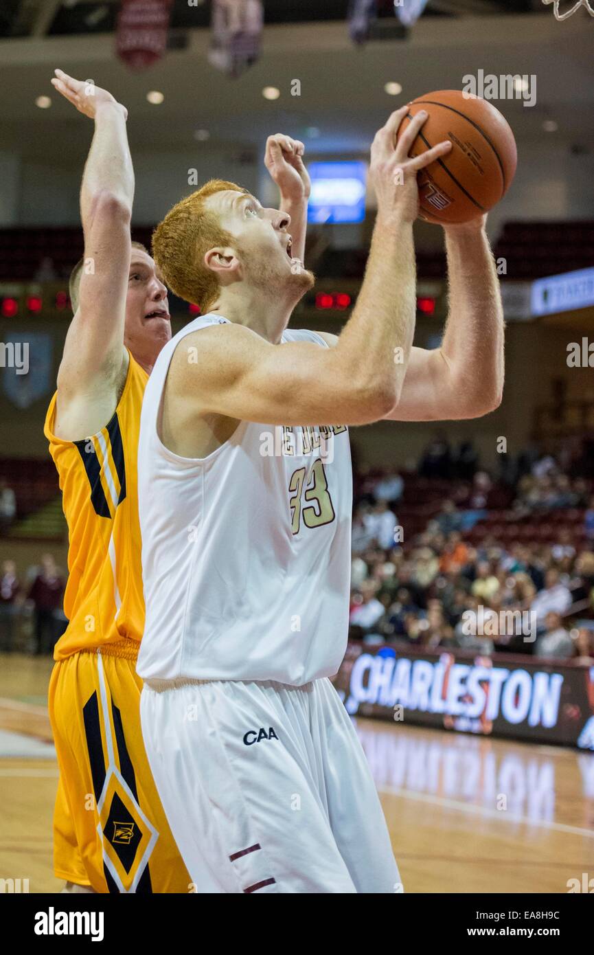 Charleston, SC, USA. 8th Nov, 2014. College of Charleston C David ...