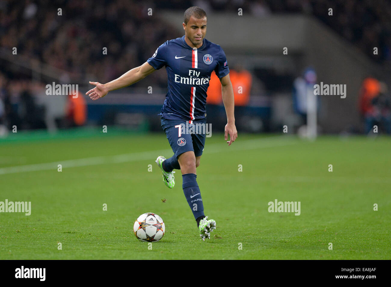 Lucas - 05.11.2014 - Paris Saint Germain/Apoel Nicosie - Champions ...