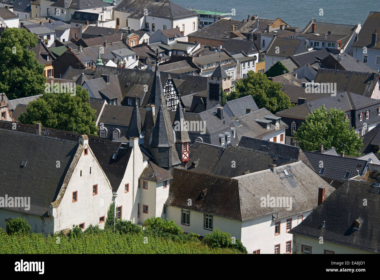 Rudesheim at river rhine hi-res stock photography and images - Alamy
