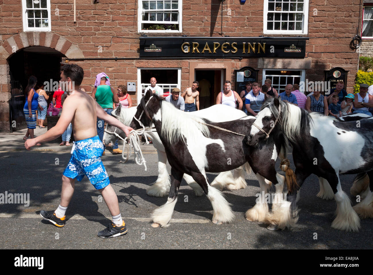 The Appleby Horse Fair, Appleby-In-Westmorland, Cumbria, England, U.K ...