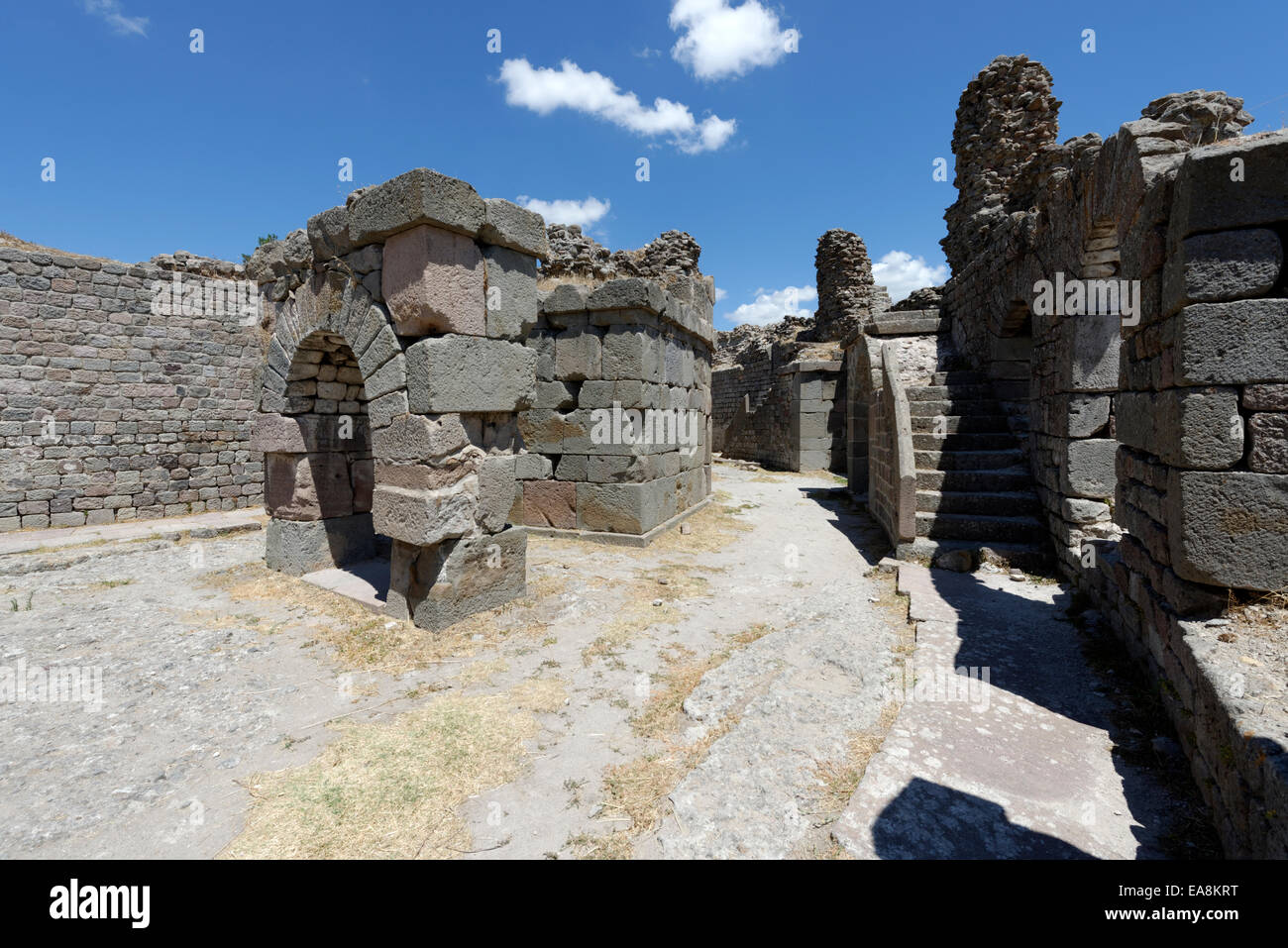 Section of the Roman era Circular treatment structure in the south east ...