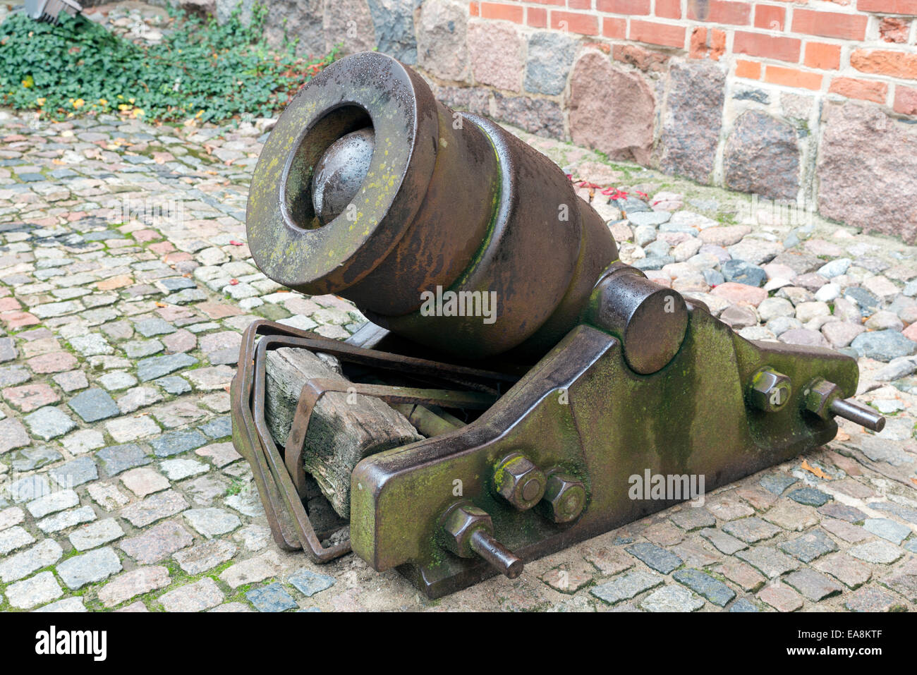 Old mortar at Malbork castle, Poland Stock Photo - Alamy