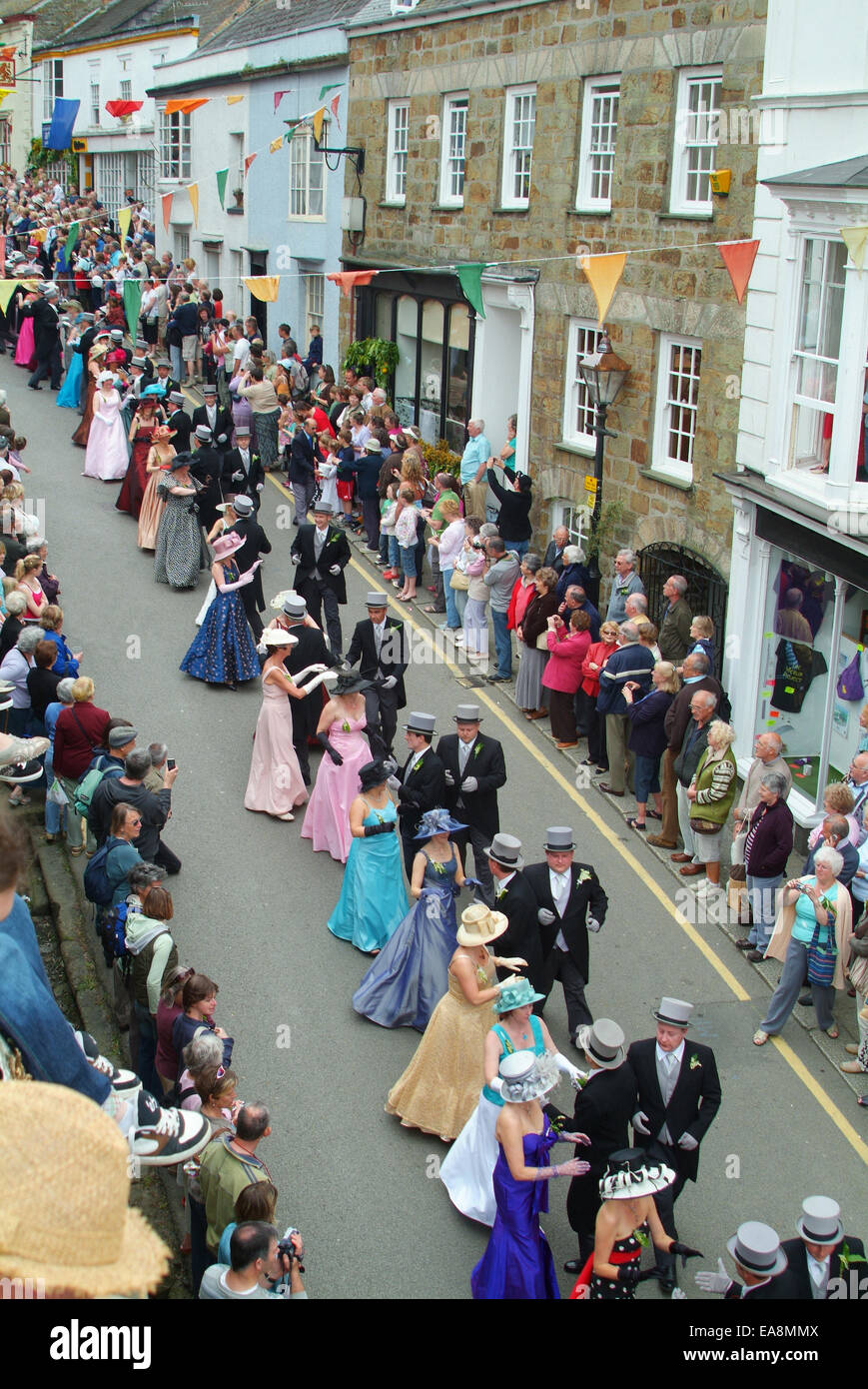 Helston furry dance hi-res stock photography and images - Alamy