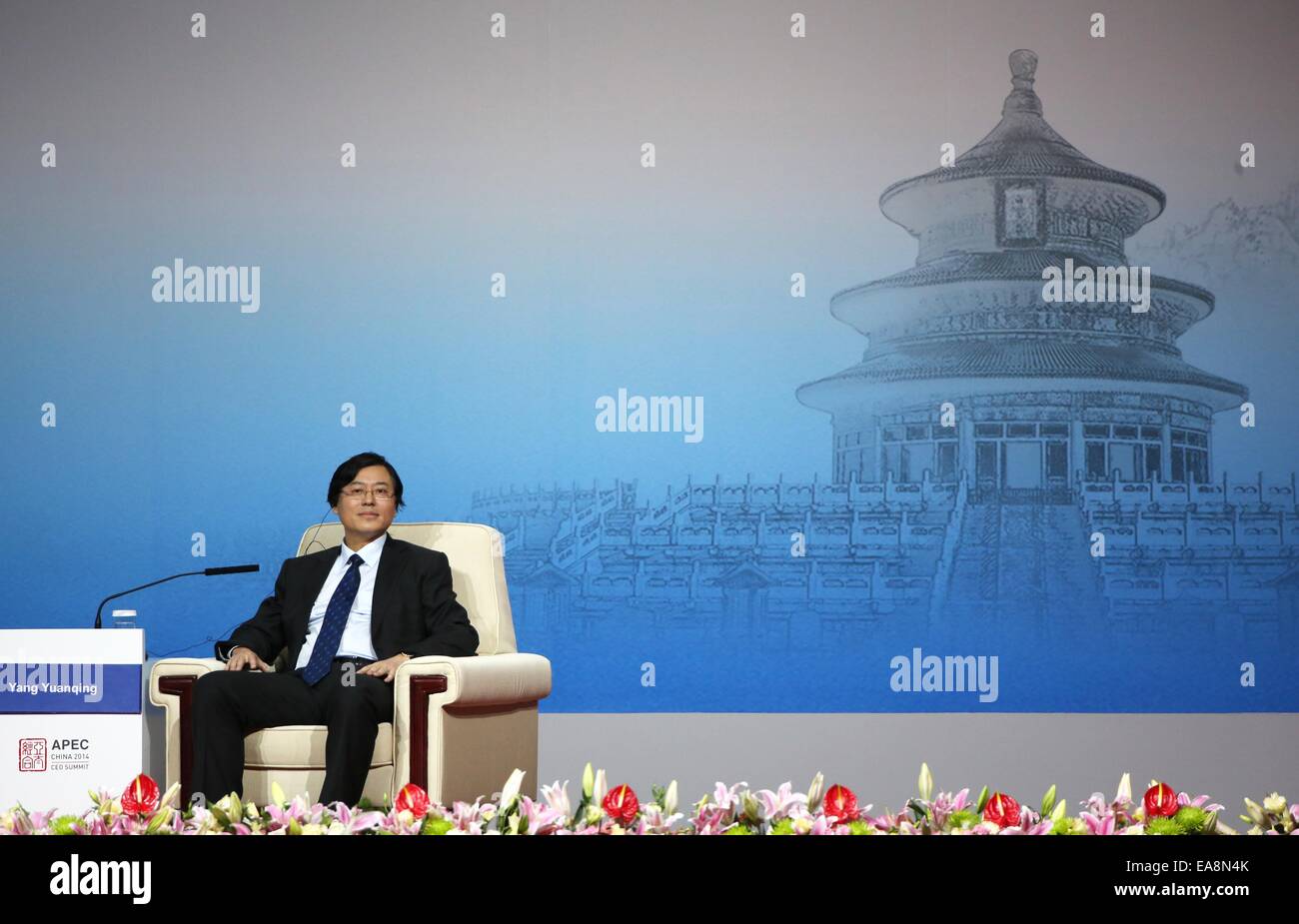 Yang yuanqing chairman lenovo in hi-res stock photography and images ...