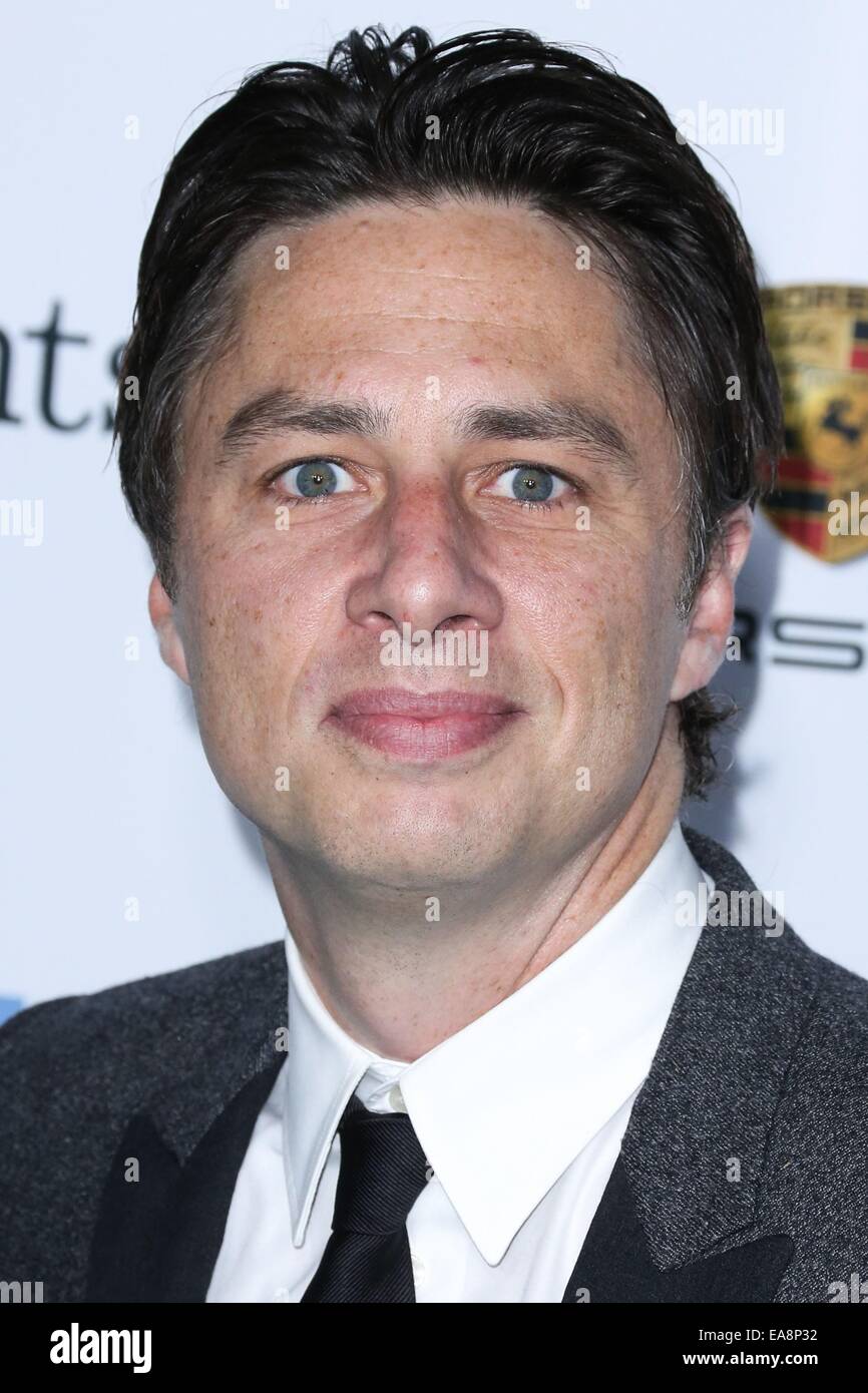 Culver City, CA. 8th Nov, 2014. Zach Braff at arrivals for Third Annual ...
