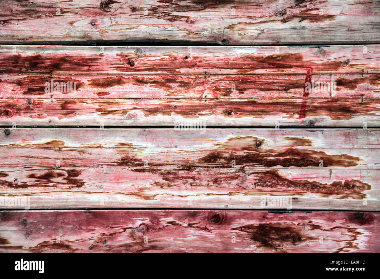 Abstract wood background with faded red paint Stock Photo - Alamy