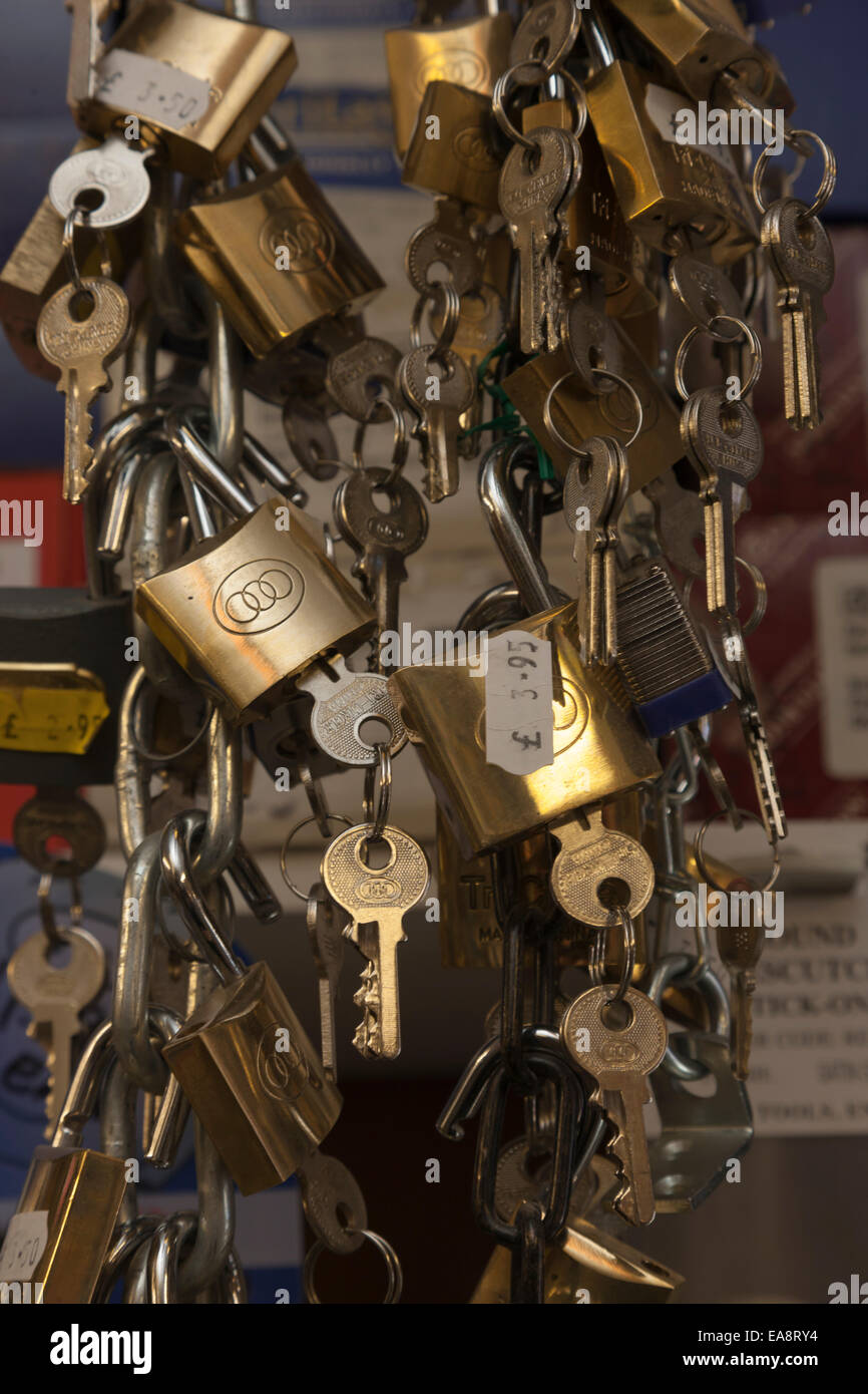 Brass padlocks hi-res stock photography and images - Alamy