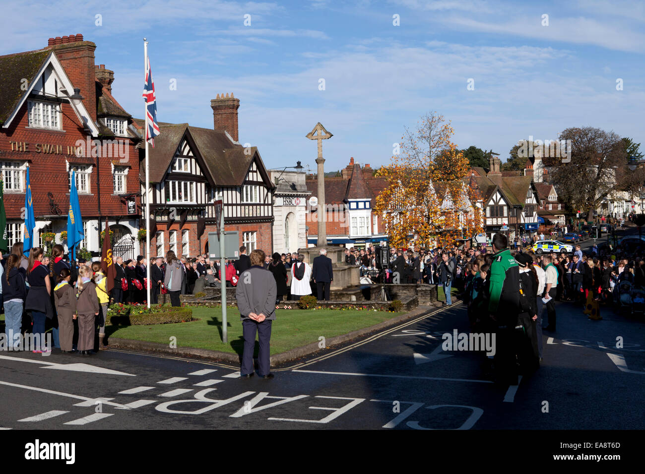 Haslemere, Surrey, UK. 9th November, 2014. Haslemere High Street is ...