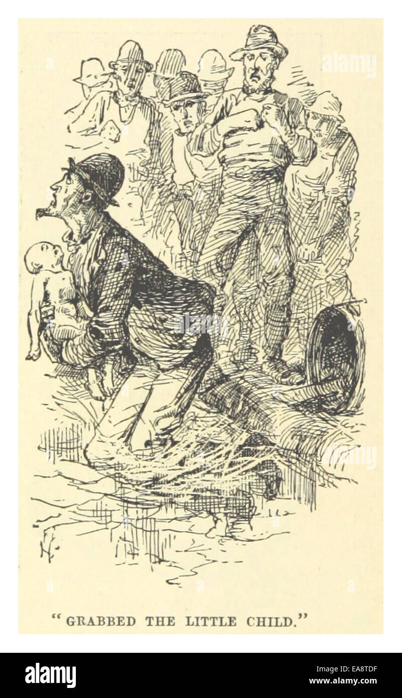 MARK TWAIN(1883) p062 - GRABBED THE LITTLE CHILD Stock Photo - Alamy