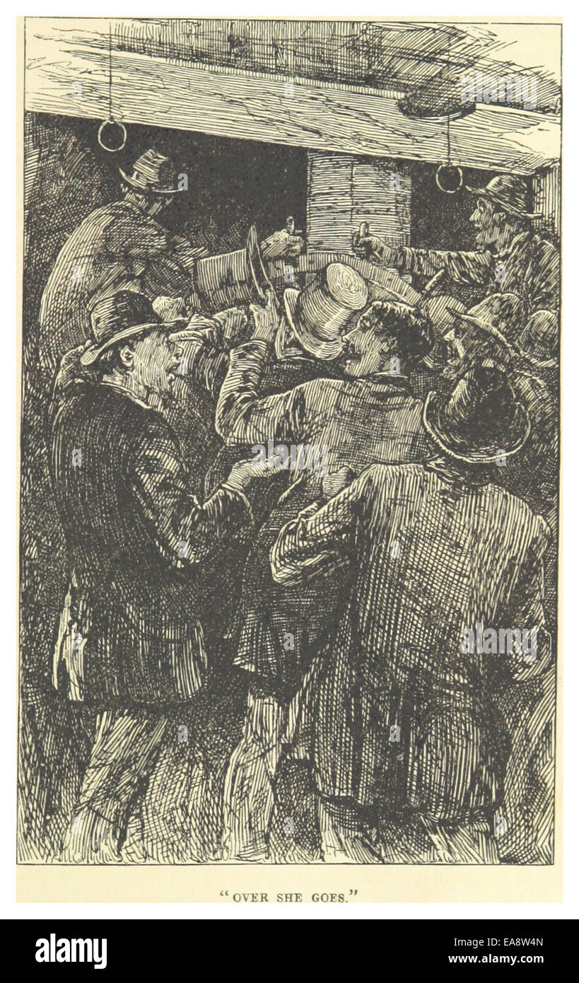 MARK TWAIN(1883) p105 - OVER SHE GOES Stock Photo - Alamy