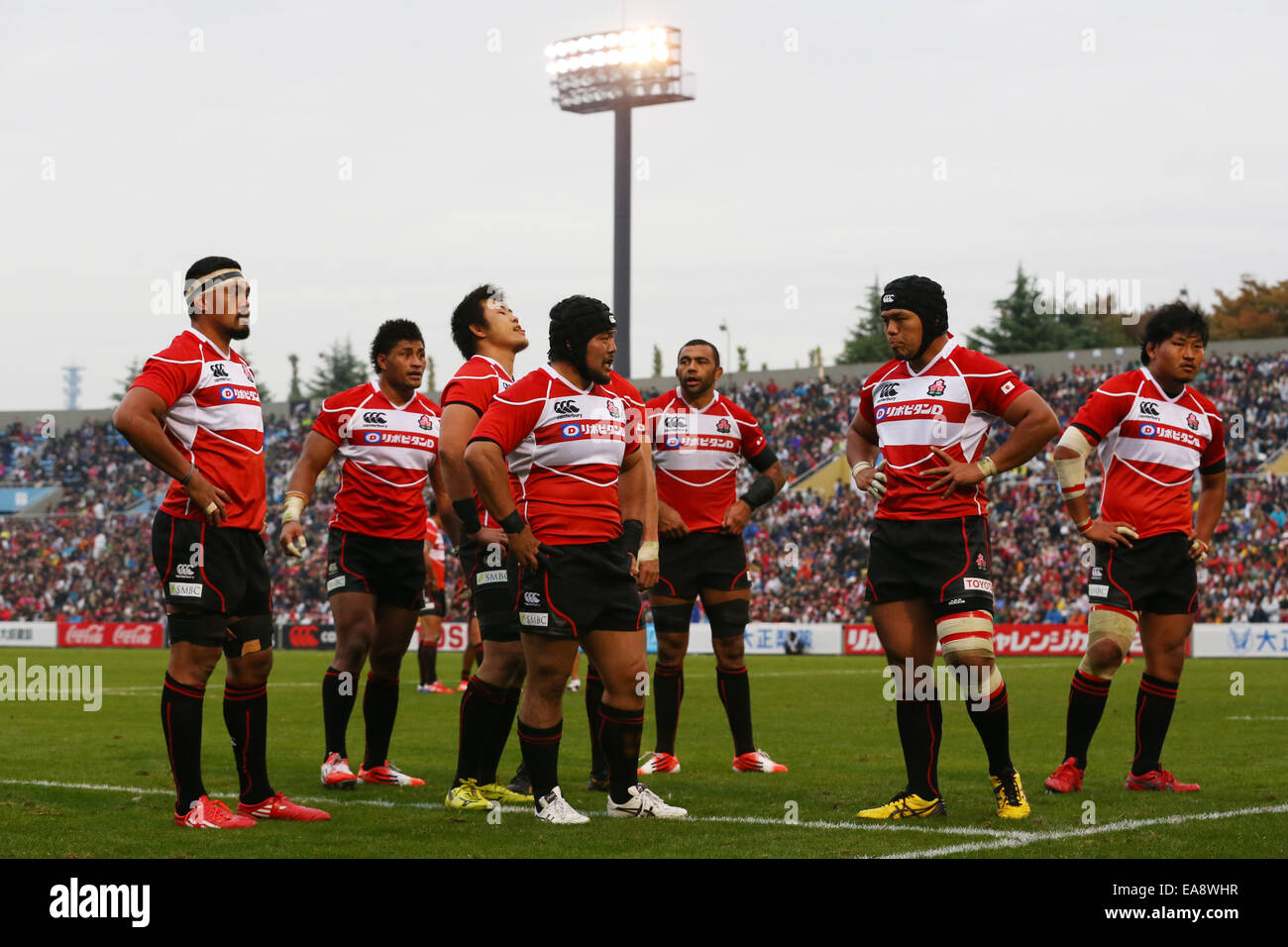 Chichibunomiya Rugby Stadium, Tokyo, Japan. 8th Nov, 2014. Japan XV ...