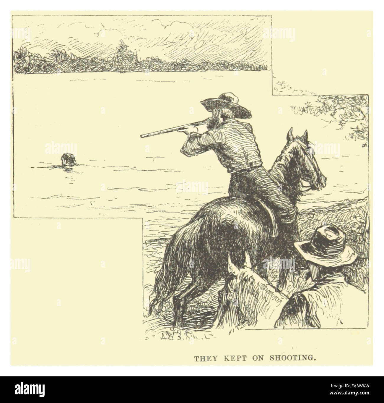 This 1883 illustration from Mark Twain’s work humorously captures a ...