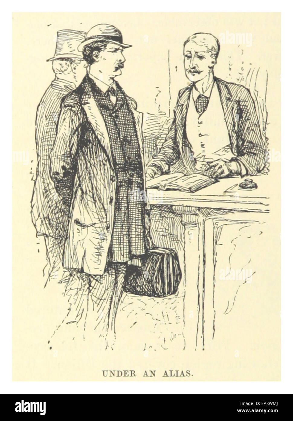 MARK TWAIN(1883) p256 - UNDER AN ALIAS Stock Photo - Alamy