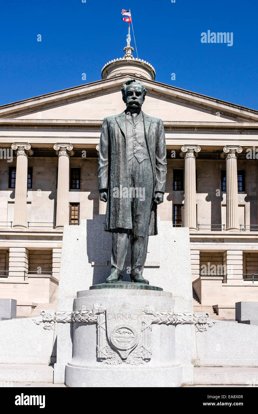Statue of Carmack outside the State Capitol building in Nashville TN ...