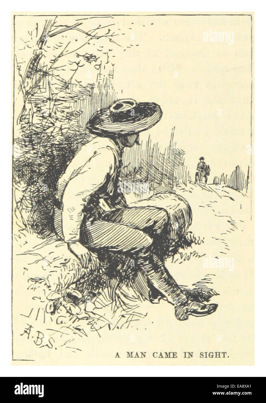 This illustration from Mark Twain's 1883 work features a moment when a ...