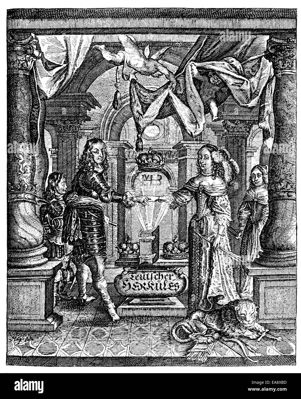 1659, title page by Andreas Heinrich Bucholtz also known as Andreas ...