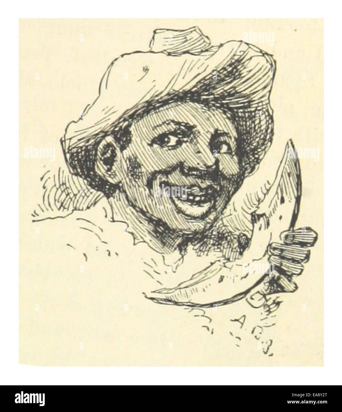 This 1883 illustration by Mark Twain depicts a watermill in a rural ...