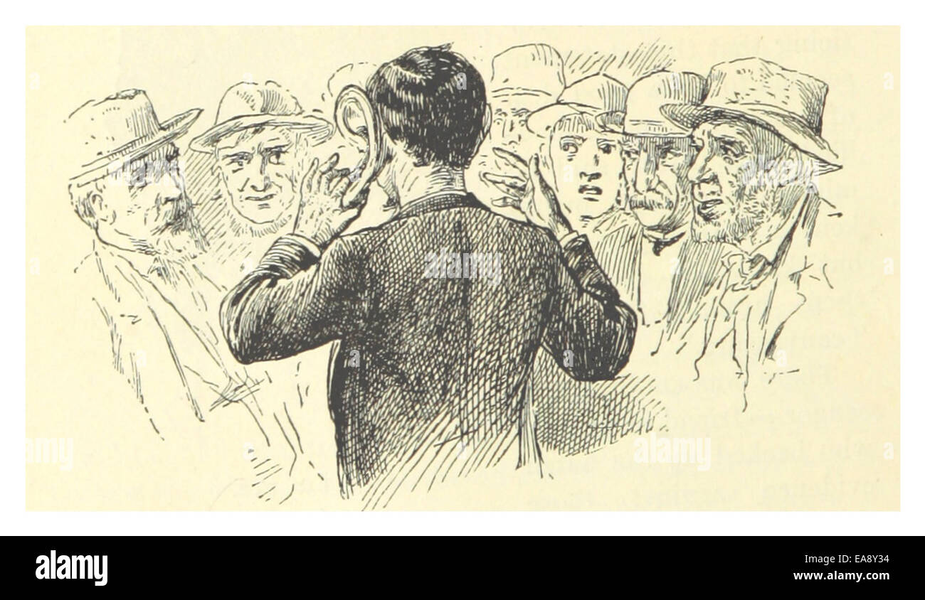 MARK TWAIN(1883) p381 - FANNING HIMSELF Stock Photo - Alamy