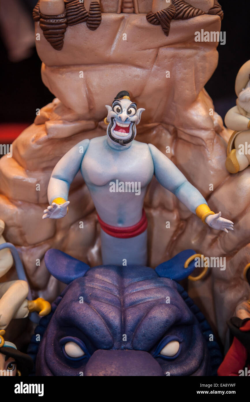 Genie cake at Cake International at the NEC where bakers show off their ...