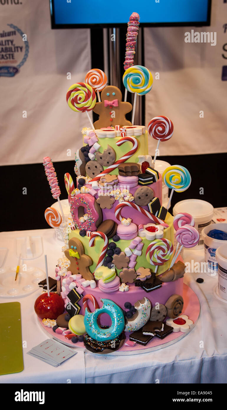 Cake International at the NEC where bakers show off their wonderful ...