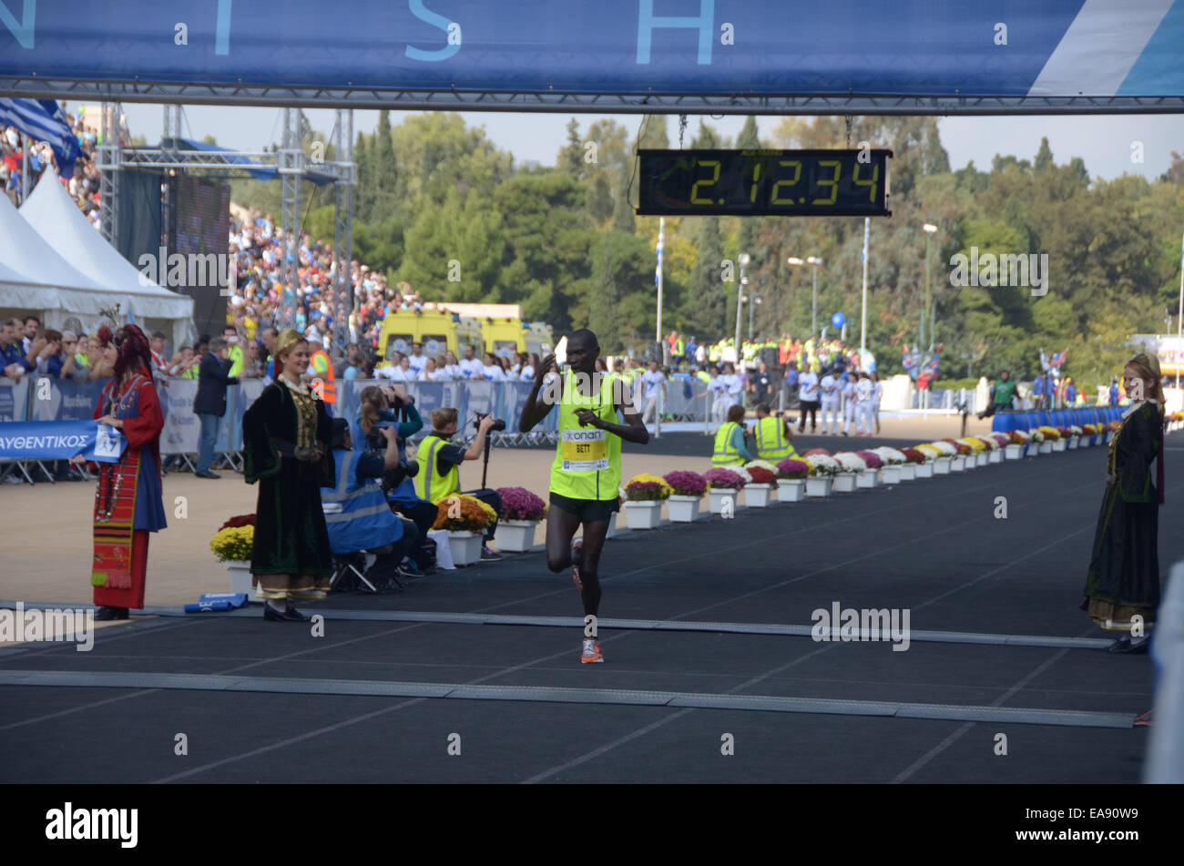 Reymond Bett is the runner that won the second place in the Athens ...