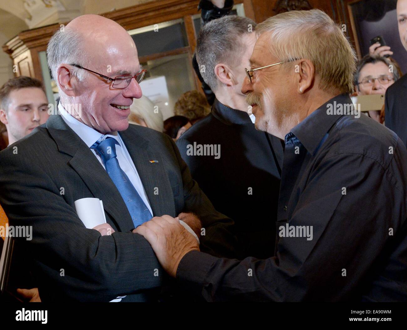 Berlin, Germany. 8th Nov, 2014. The President of the German BUndestag ...