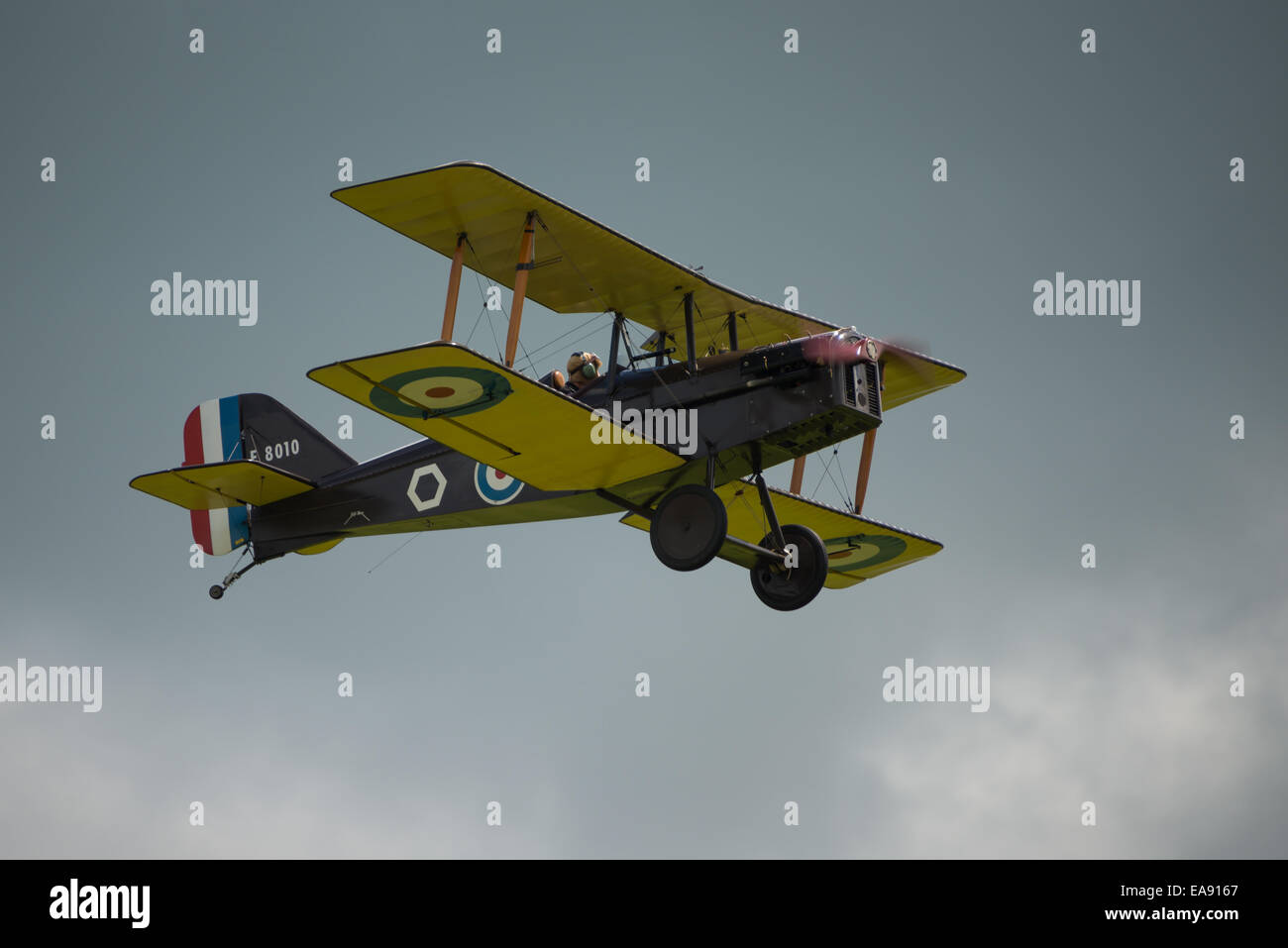 Cosford, UK - 08 June 2014: World War 1 vintage British SE5a aircraft ...